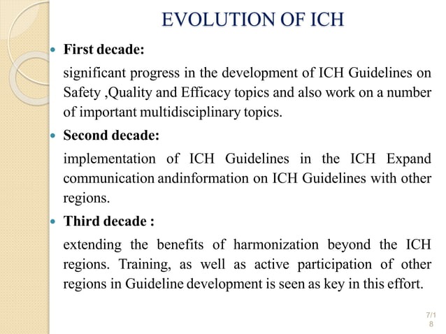 ICH Guidelines.pptx | Pharmaceutical Industry | Industries