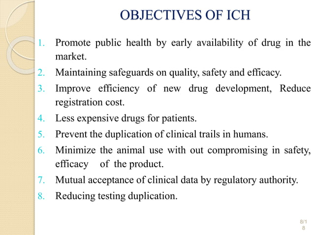 ICH Guidelines.pptx | Pharmaceutical Industry | Industries
