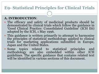 Ich guidelines e9 to e12 | PPT