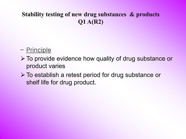 ICH GUIDELINES FOR STABILITY Q1A powerpoint.ppt | Pharmaceutical ...