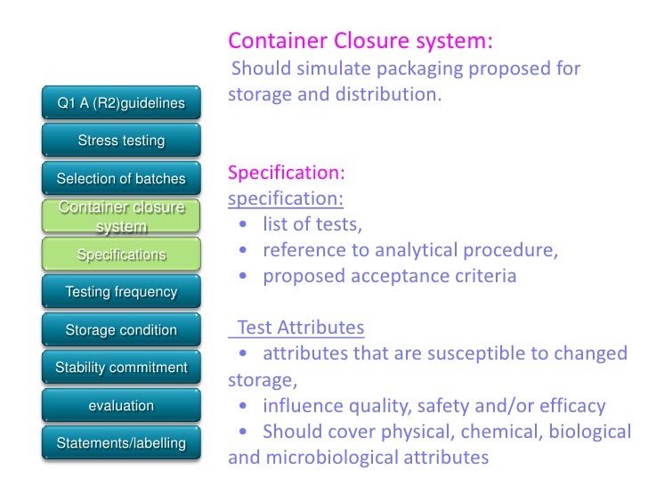 Ich guidelines for stability studies 2