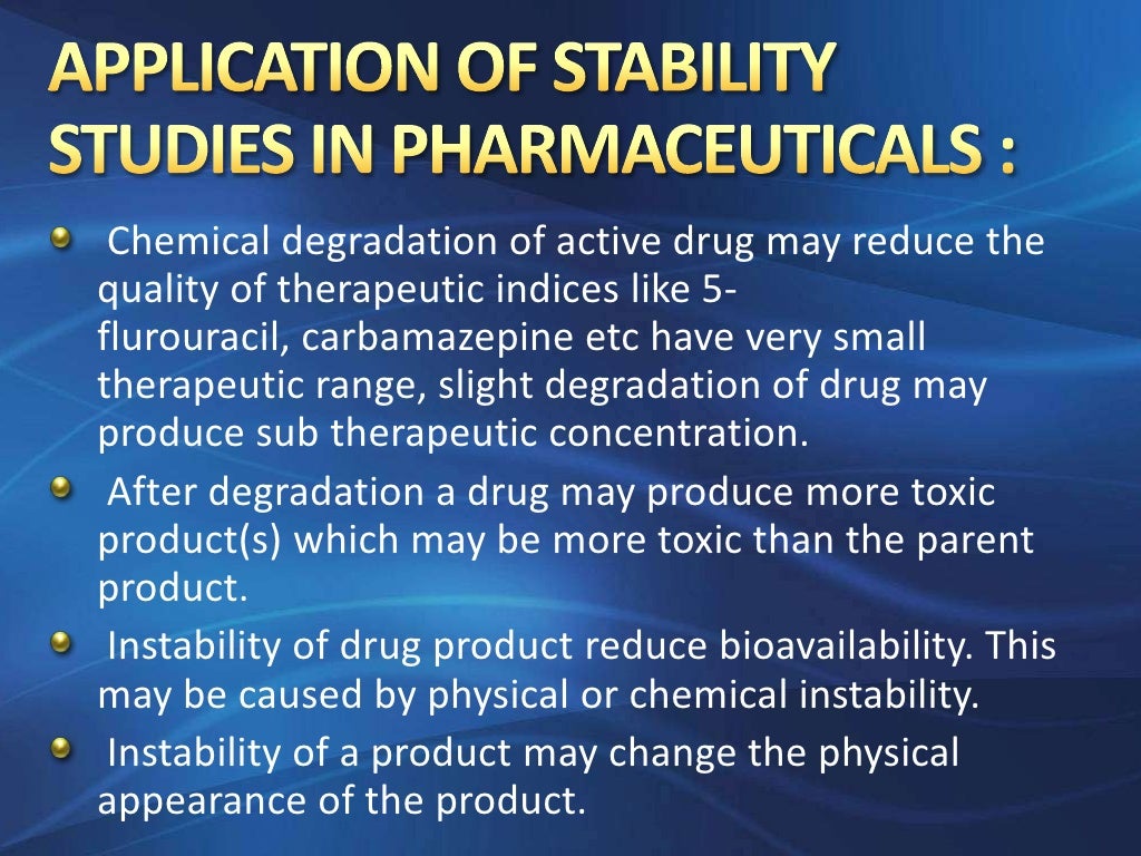 Ich guidelines for stability studies 2