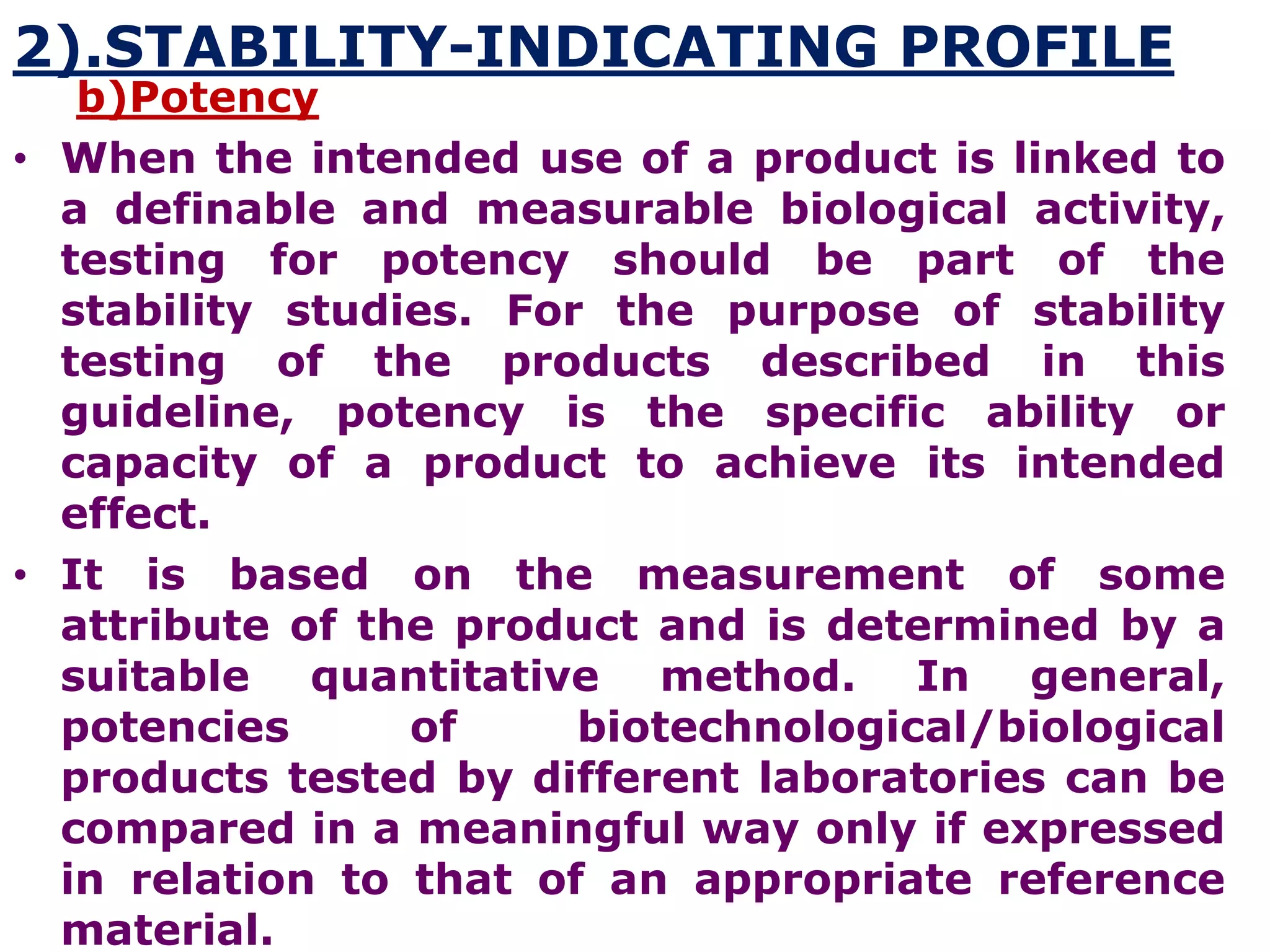 Ich guidelines for stability testing of biotechnological biological ...