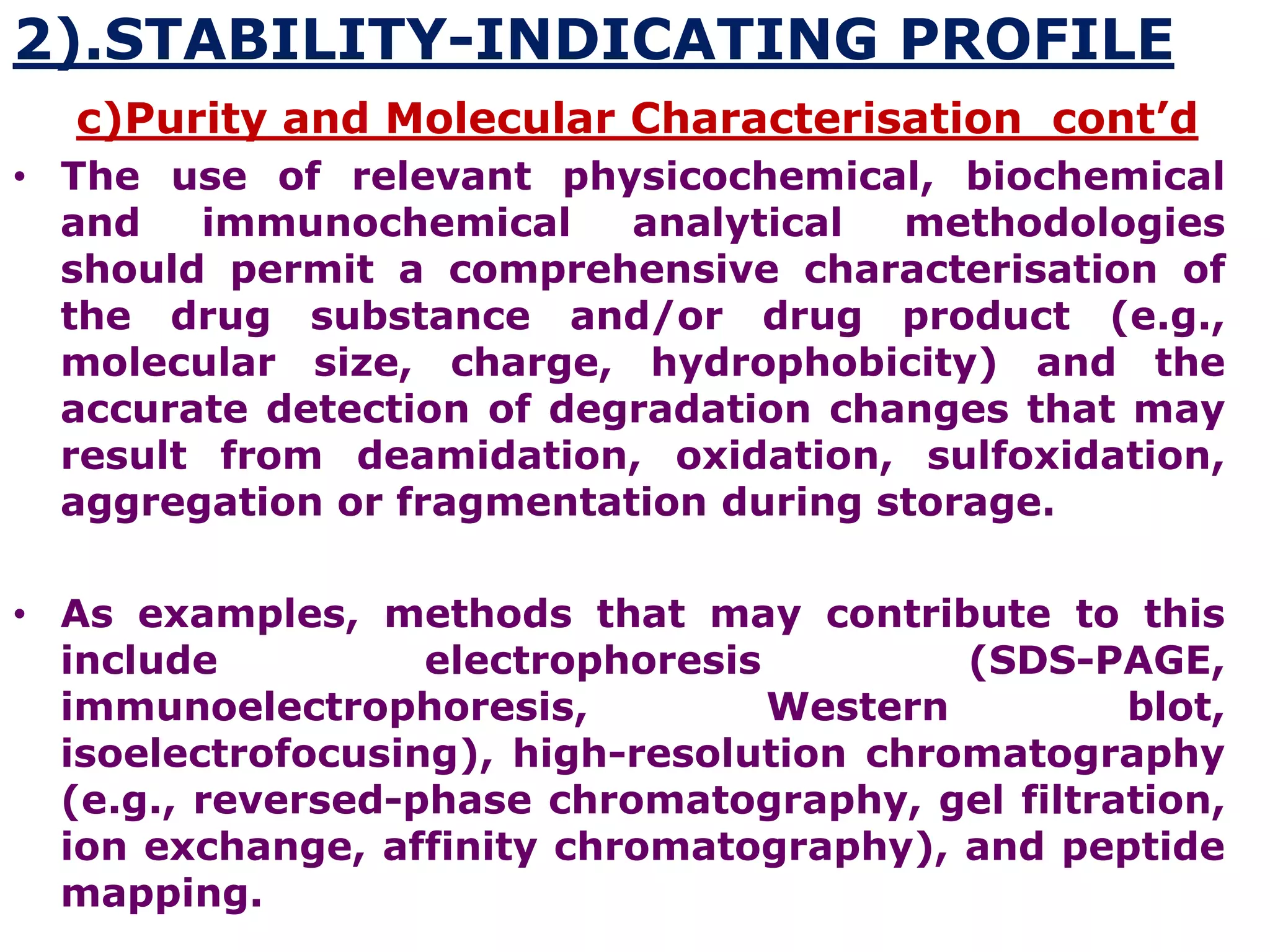 Ich guidelines for stability testing of biotechnological biological ...