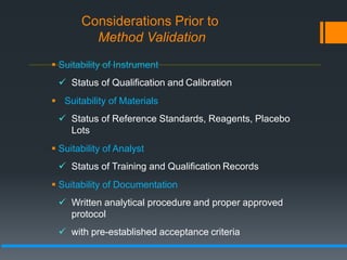 Ich guidelines for validation final | PPTX