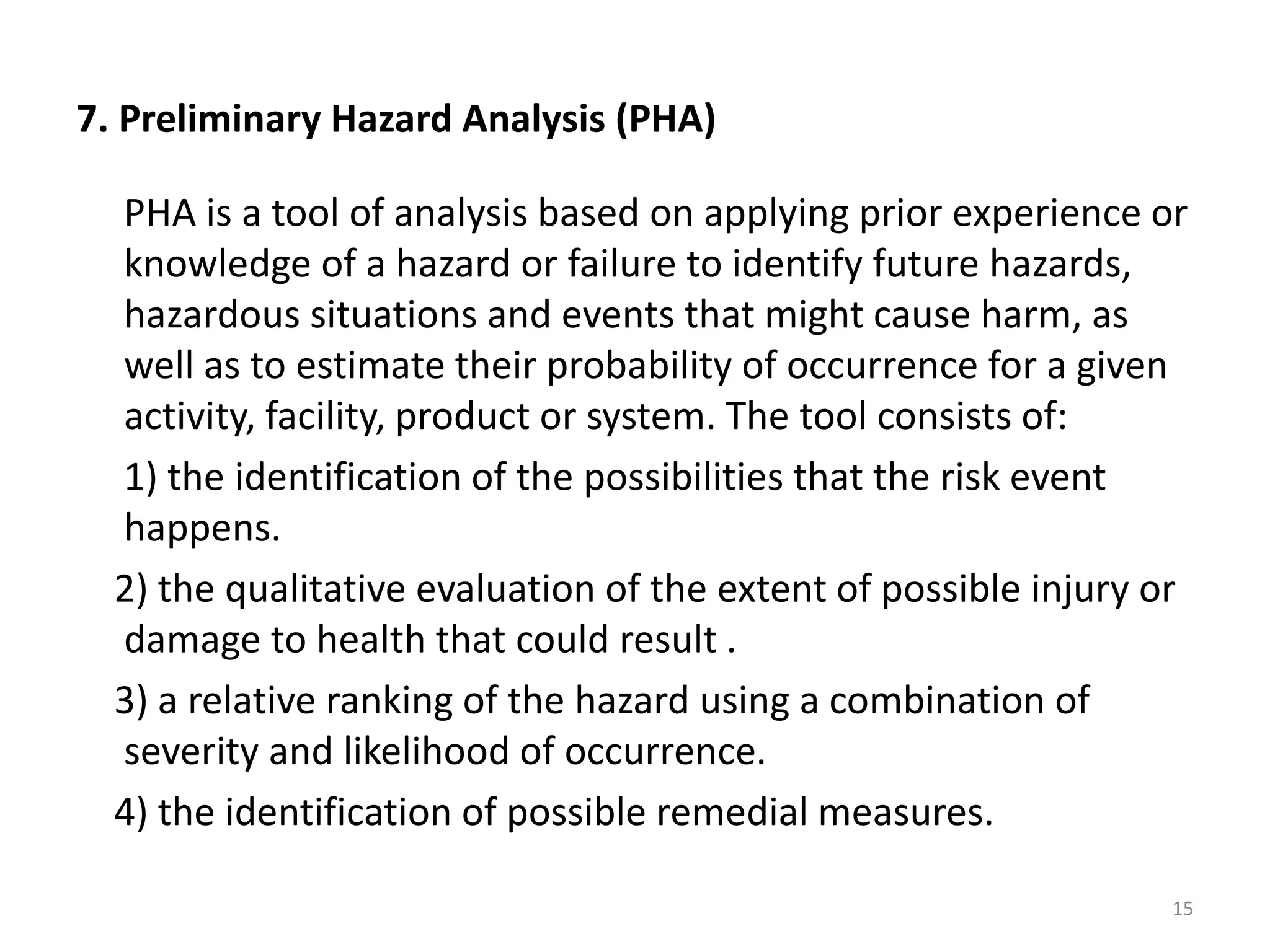 Ich guidelines on risk assessment and risk mangment | PPTX