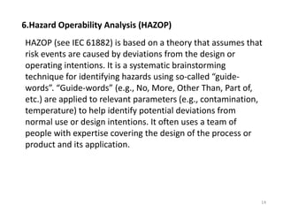Ich guidelines on risk assessment and risk mangment | PPTX