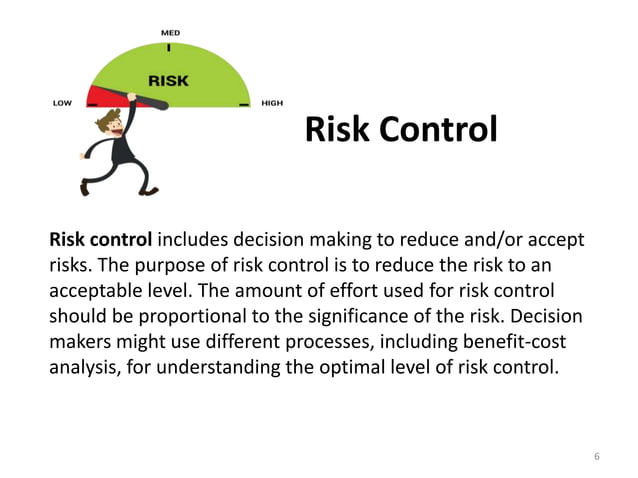 Ich guidelines on risk assessment and risk mangment | PPTX