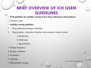 ICH GUIDELINES- process of harmonization, brief overview of QSEM | PDF
