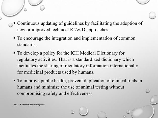 ICH GUIDELINES- process of harmonization, brief overview of QSEM | PDF