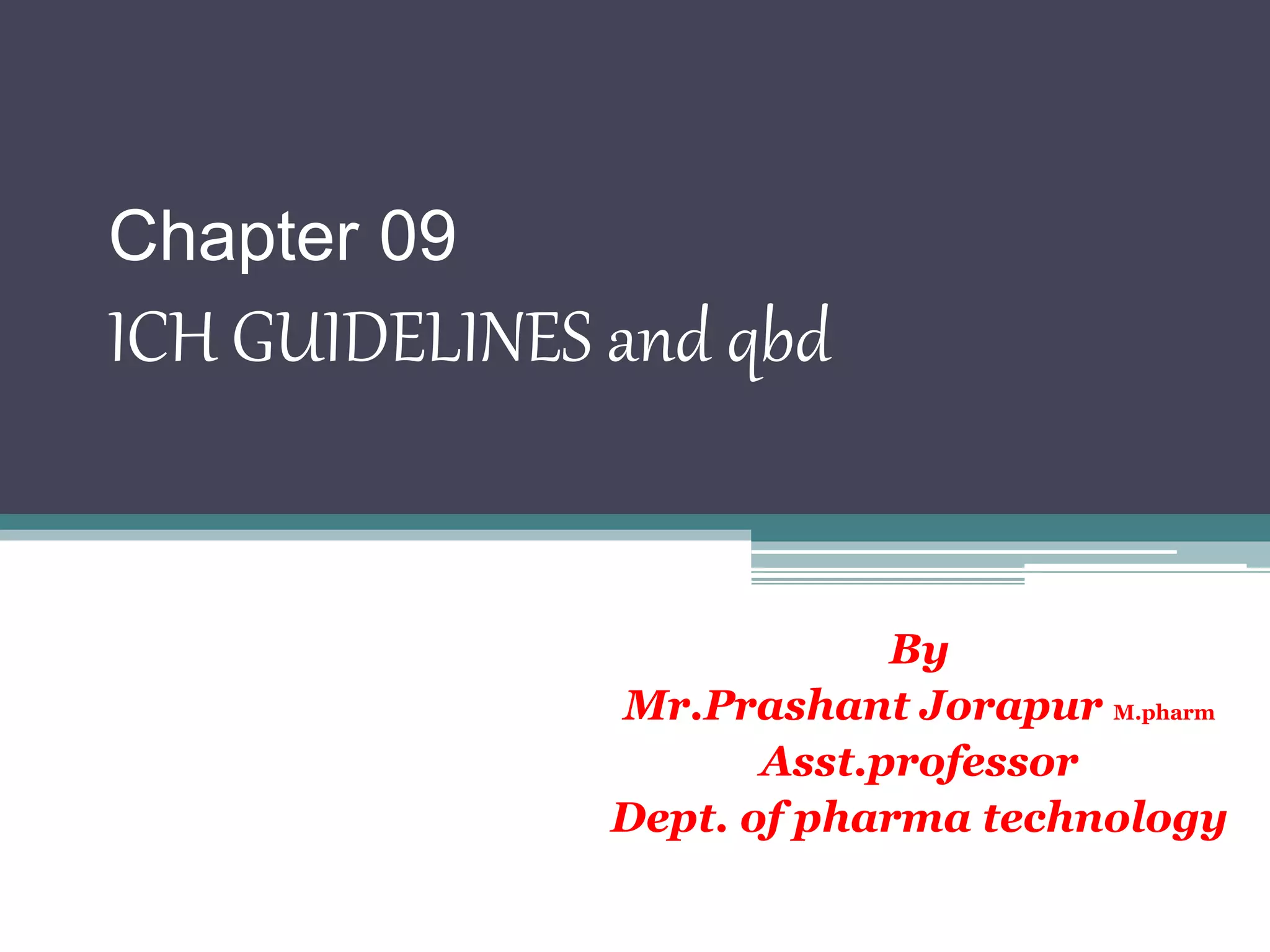 Ich guidelines ppt | PPT