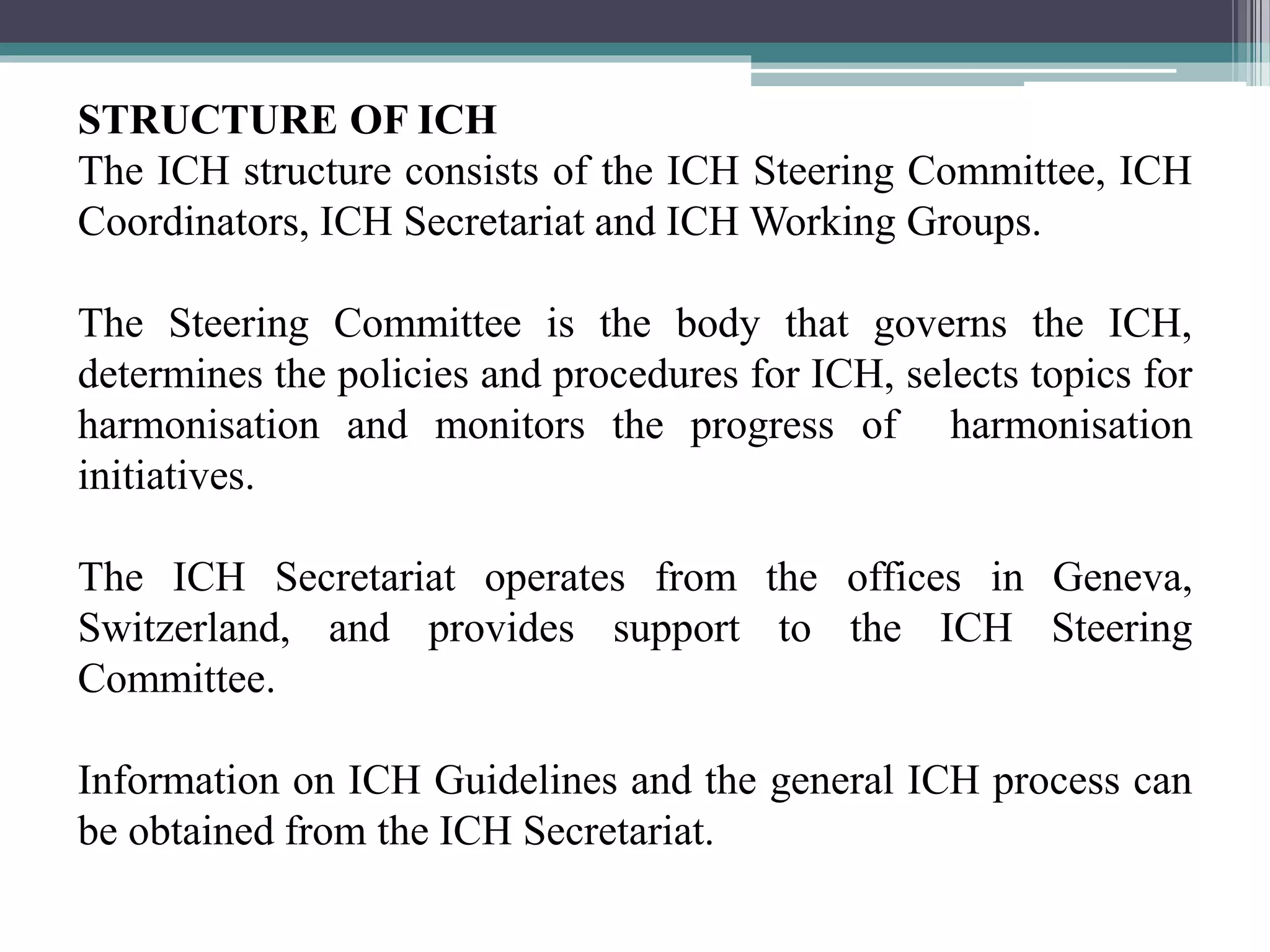 Ich guidelines ppt | PPT