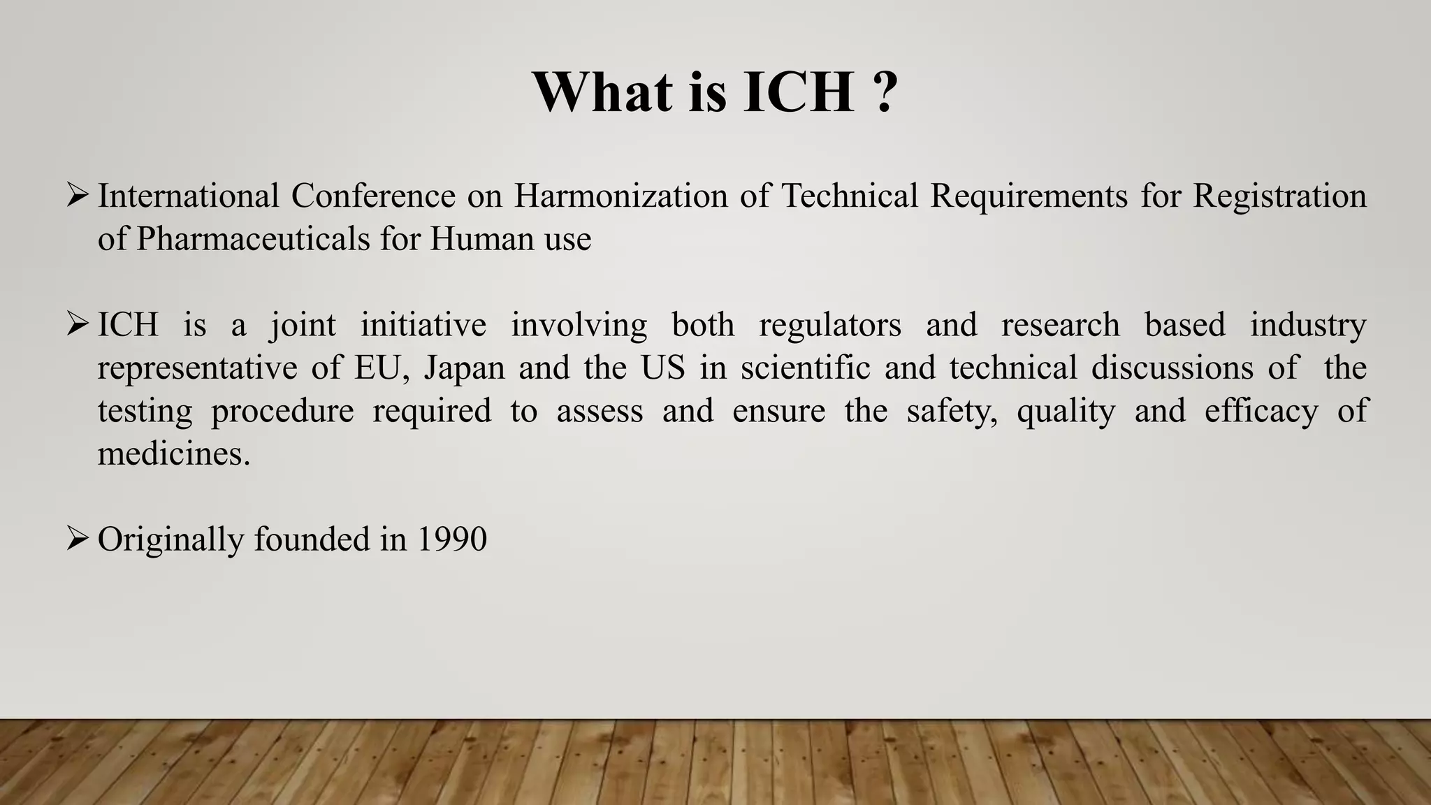 Ich guidelines ppt | PPTX