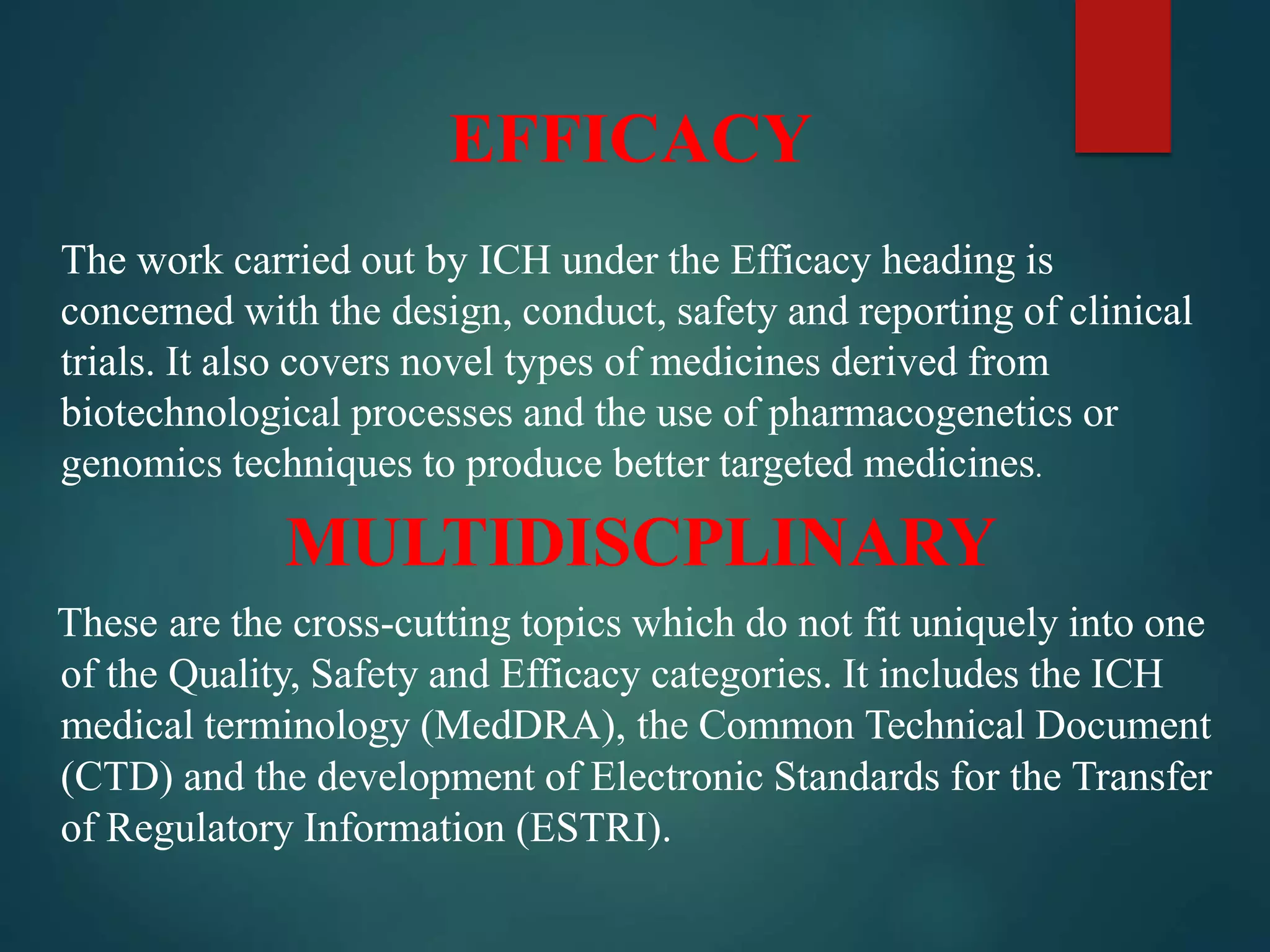 Ich guidelines of pharmaceutical products | PPTX