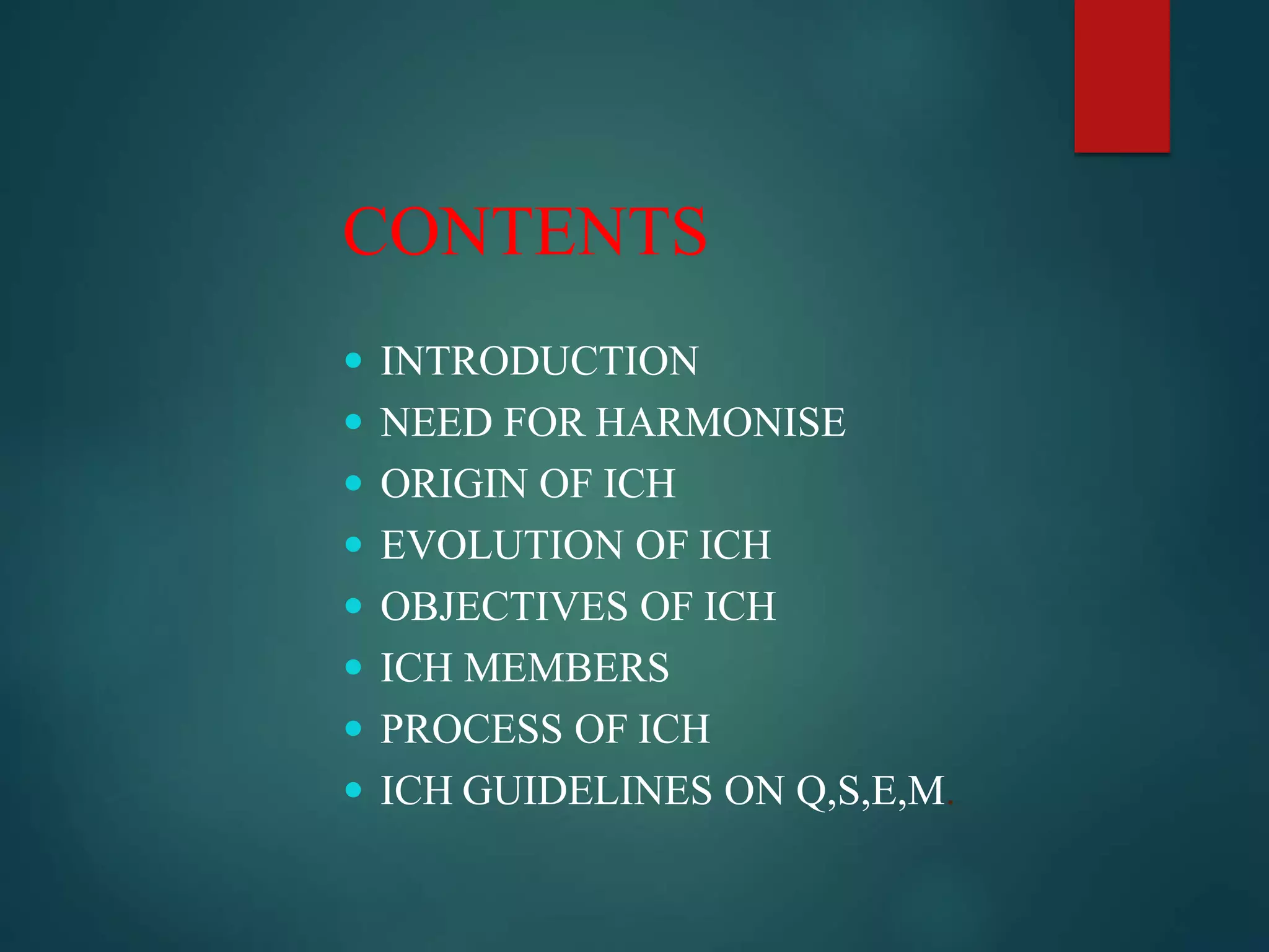 Ich guidelines of pharmaceutical products | PPTX