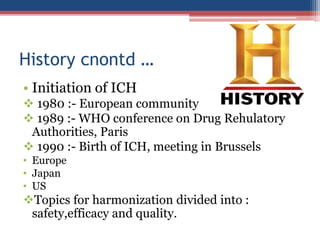 Ich guidlines M. Pharma (DRA IP ) | PPTX