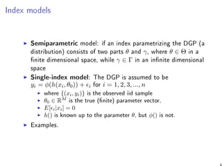Ichimura 1993: Semiparametric Least Squares (non-technical) | PPT