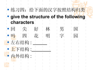 I _Chinese Characters Lecture_Lesson1 | PPT