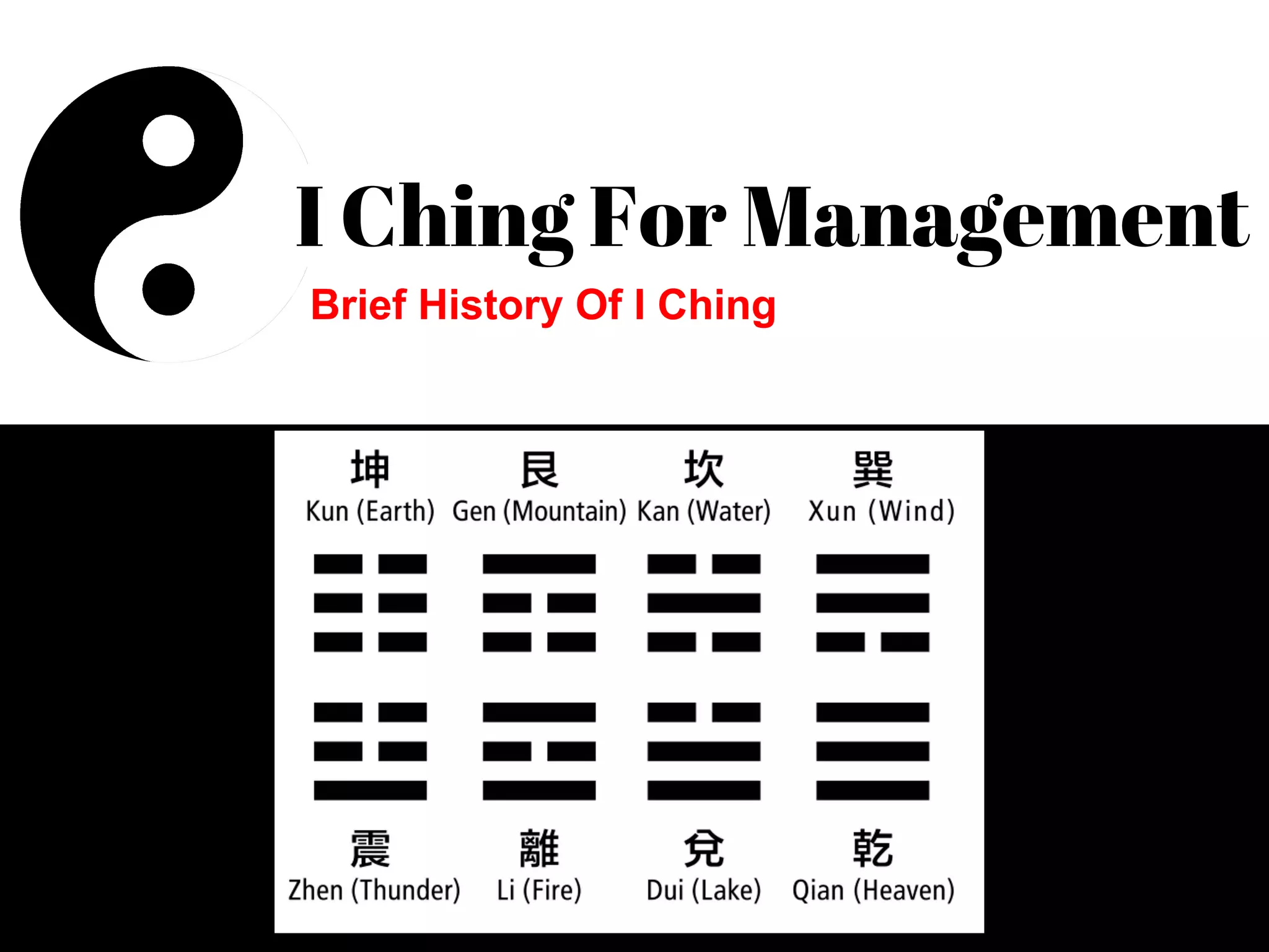 I ching for management 30 min introduction | PDF