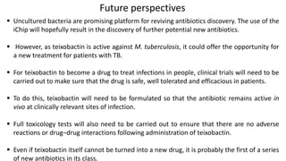 Ichip and teixobactin | PPT