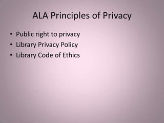 I choose privacy a | PPT