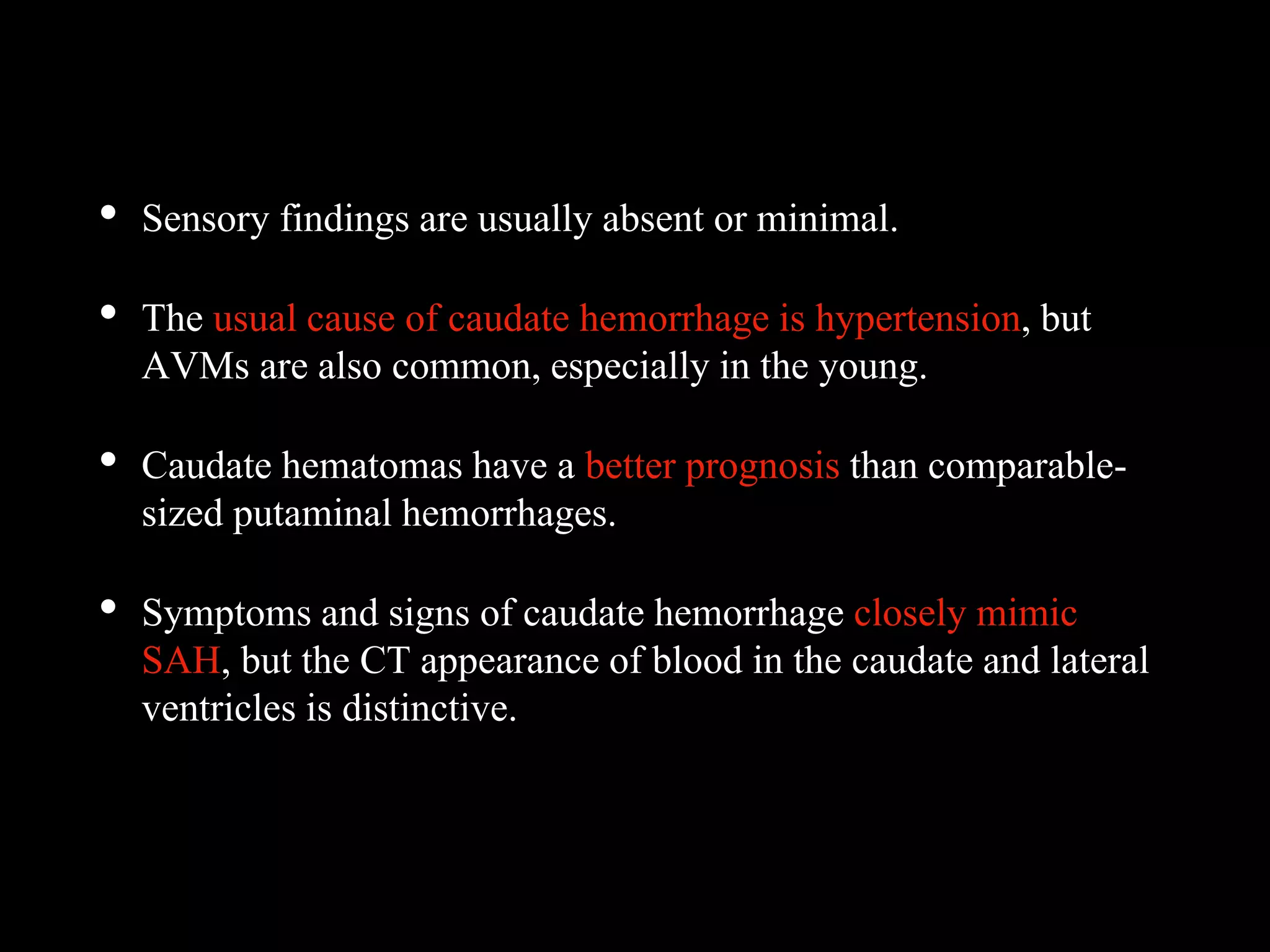 Intracerebral hemorhage Diagnosis and management | PPTX
