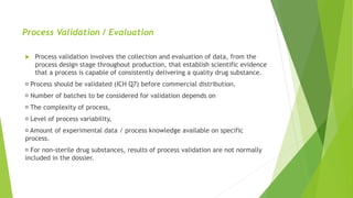 ICH Q11 Slide Summary | PPTX