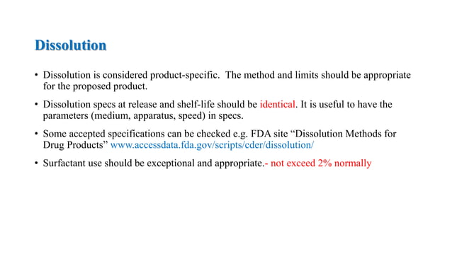 ICH Q6A Specifications by Chandra Mohan | PPTX