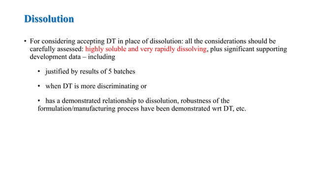 ICH Q6A Specifications by Chandra Mohan | PPTX