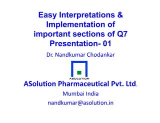 Ich q7 implementation | PDF