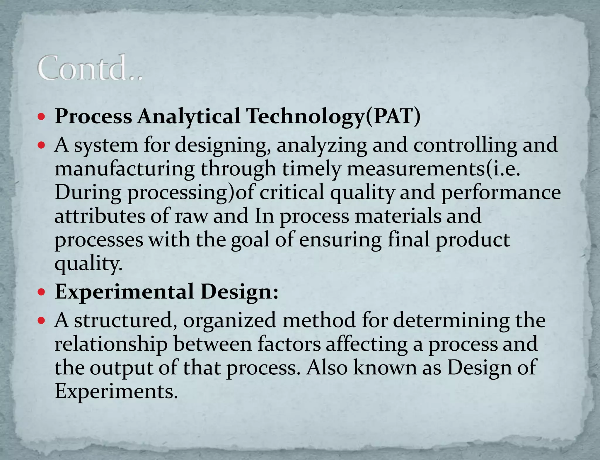 Ich Q8 Pharmaceutical Development( comparison with Q9 and Q10 ) | PPT
