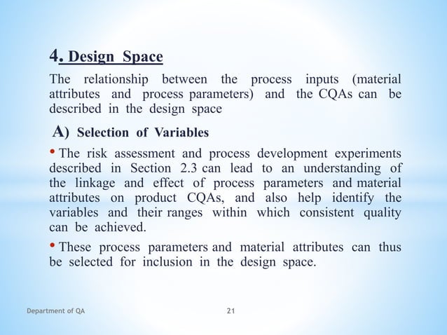 ICH Q8 Guidline | PPTX