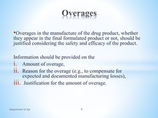 ICH Q8 Guidline | PPTX