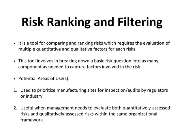 ICH Guideline Q9 - Quality Risk Management