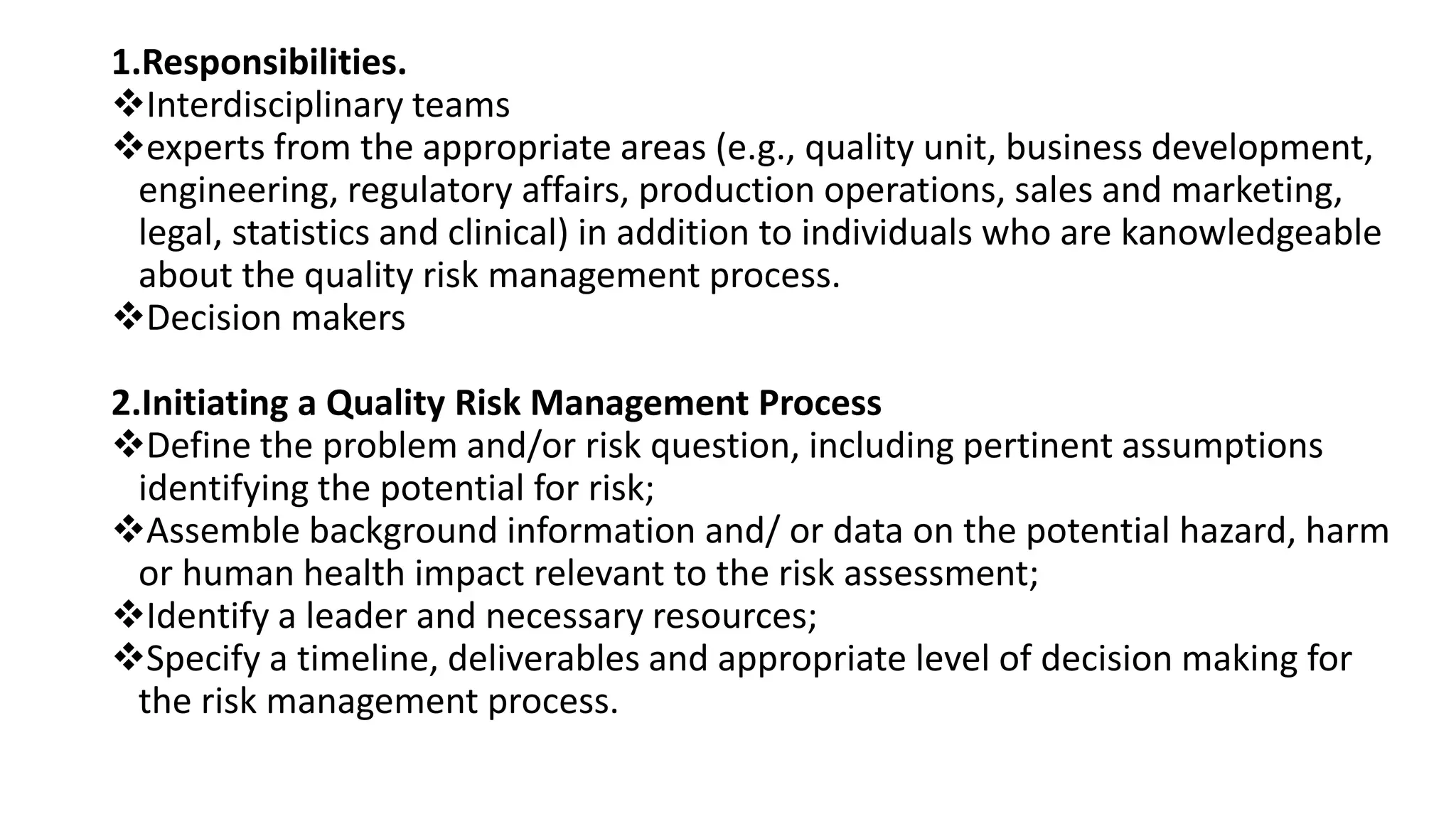 ICH Q9 QUALITY RISK MANAGEMENT(QRM) | PDF