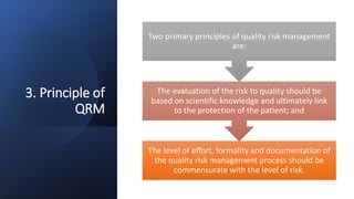 ICH Q9 QUALITY RISK MANAGEMENT(QRM) | PDF