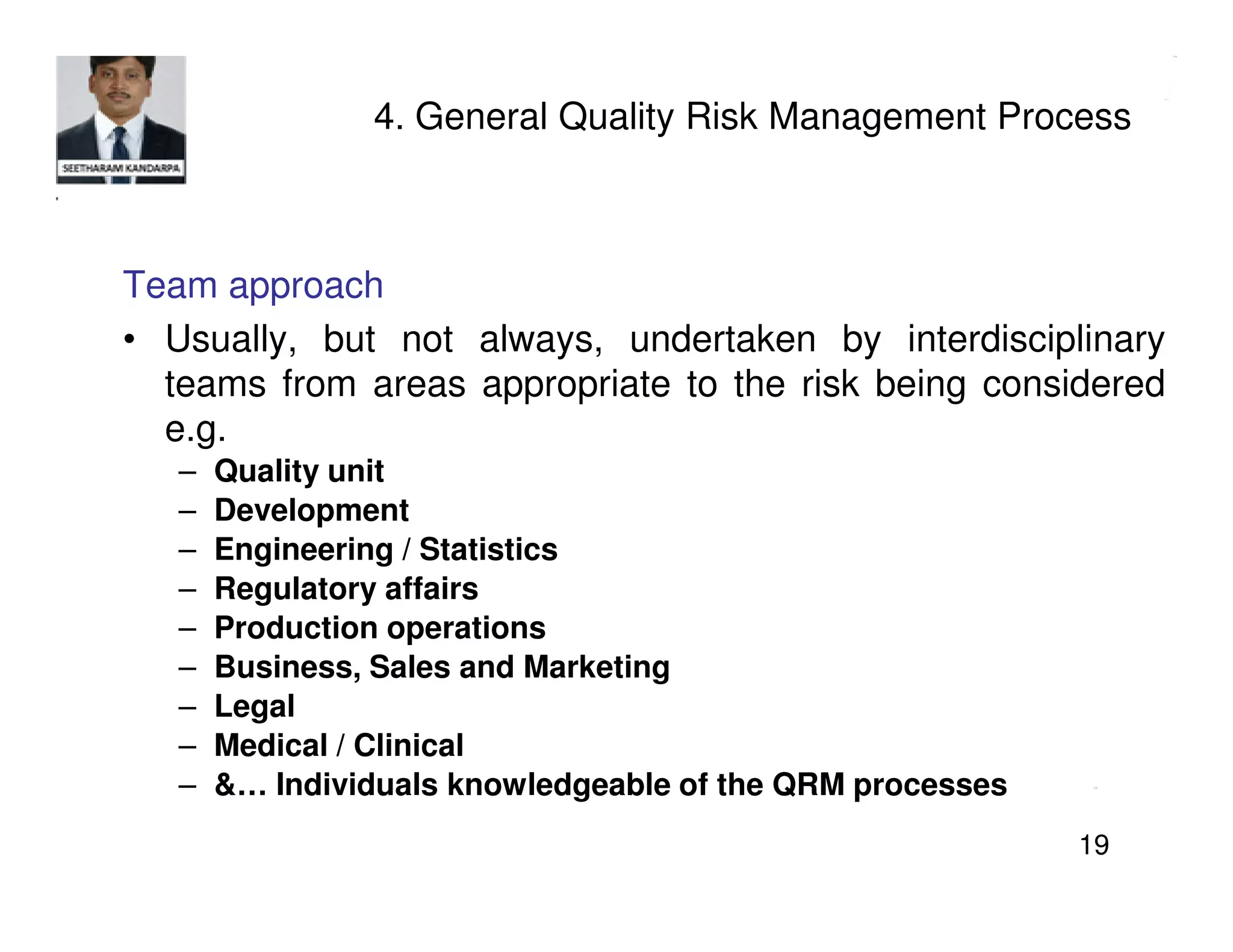 ICH Q9 Quality Risk Management | PDF