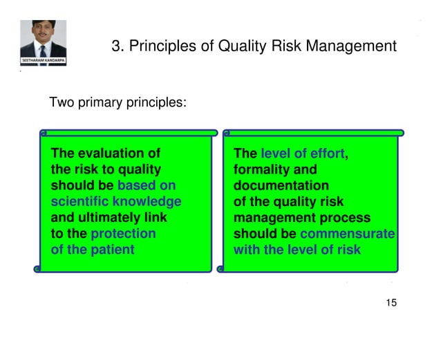 ICH Q9 Quality Risk Management | PDF