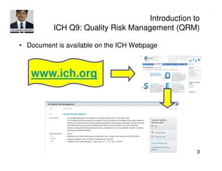 ICH Q9 Quality Risk Management | PDF