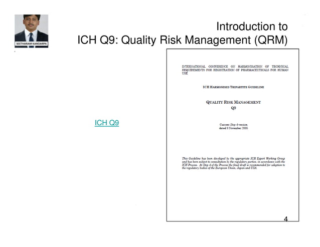 ICH Q9 Quality Risk Management | PDF