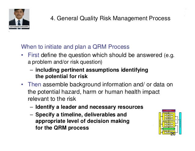 ICH Q9 Quality Risk Management