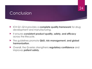 Pharmaceutical Quality Standards Explained: ICH Q-Series Guidelines Q1 ...