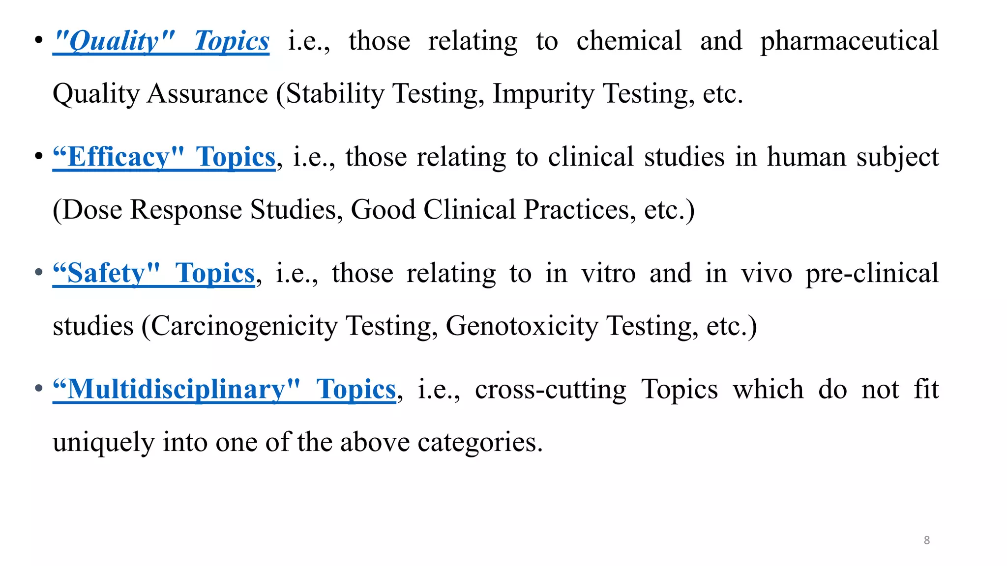 Ich quality guidelines | PPTX