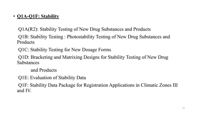 Ich quality guidelines | PPTX | Pharmaceutical Industry | Industries