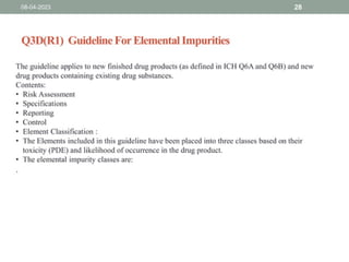 ICH Quality Guidelines Summary QSEM .pdf