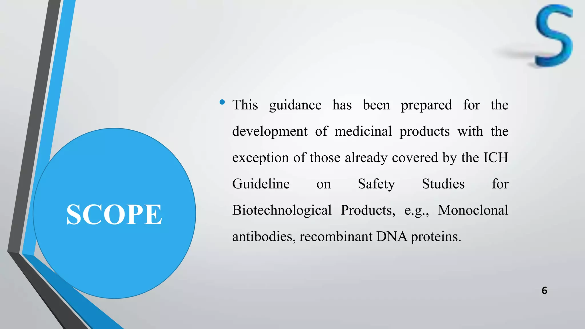 ICH s6 guideline | PPTX