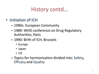 International Council for Harmonisation of Technical Requirements for ...
