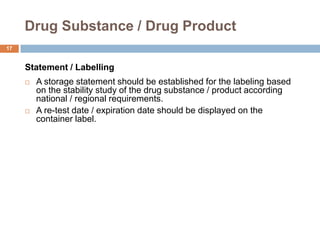 ICH Stability testing of new drug substances and products QA (R2 ...