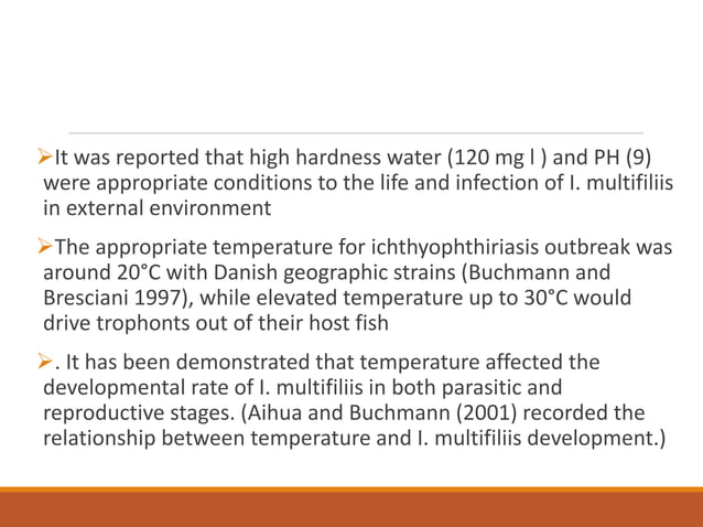 Ichthyophthiriasis | PPTX