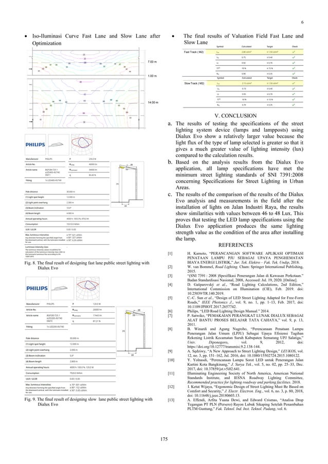 Design of Street Light Revitalitation using Dialux EVO | PDF | Physics | Science